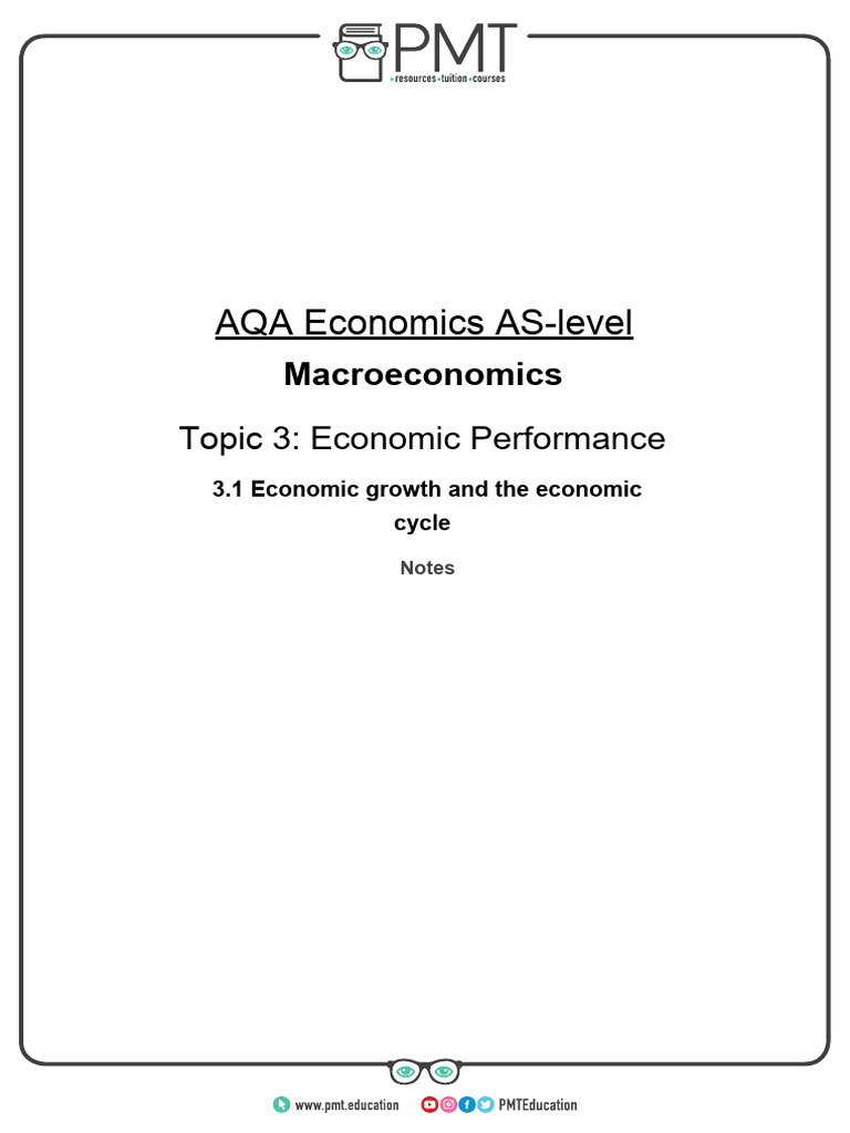 Understanding Economic Growth and Cycles | PDF | Output Gap | Recession