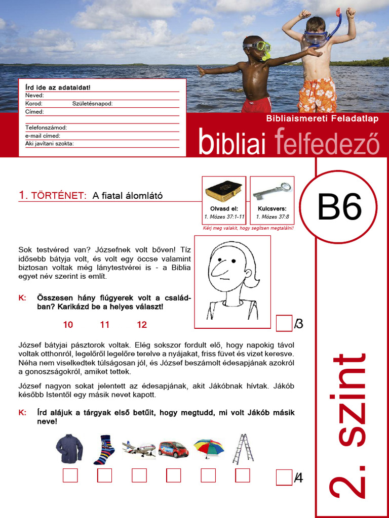 Adoc - Pub - Bibliai Felfedez 1 Trtenet A Fiatal Alomlato Bibli | PDF