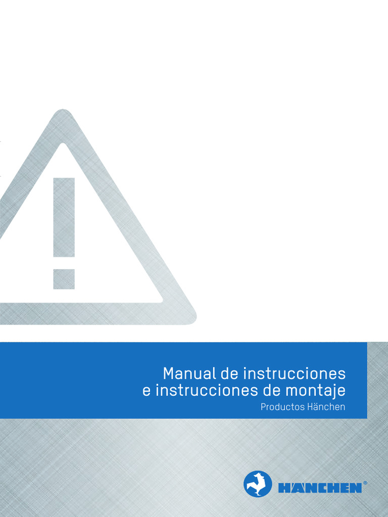 HANCHEN CYLINDER Manual de Instrucciones e Instrucciones de Montaje | PDF | Tubo vacío | Hidráulica