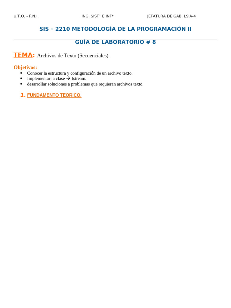 lab8 | PDF | Programación de computadoras | Informática