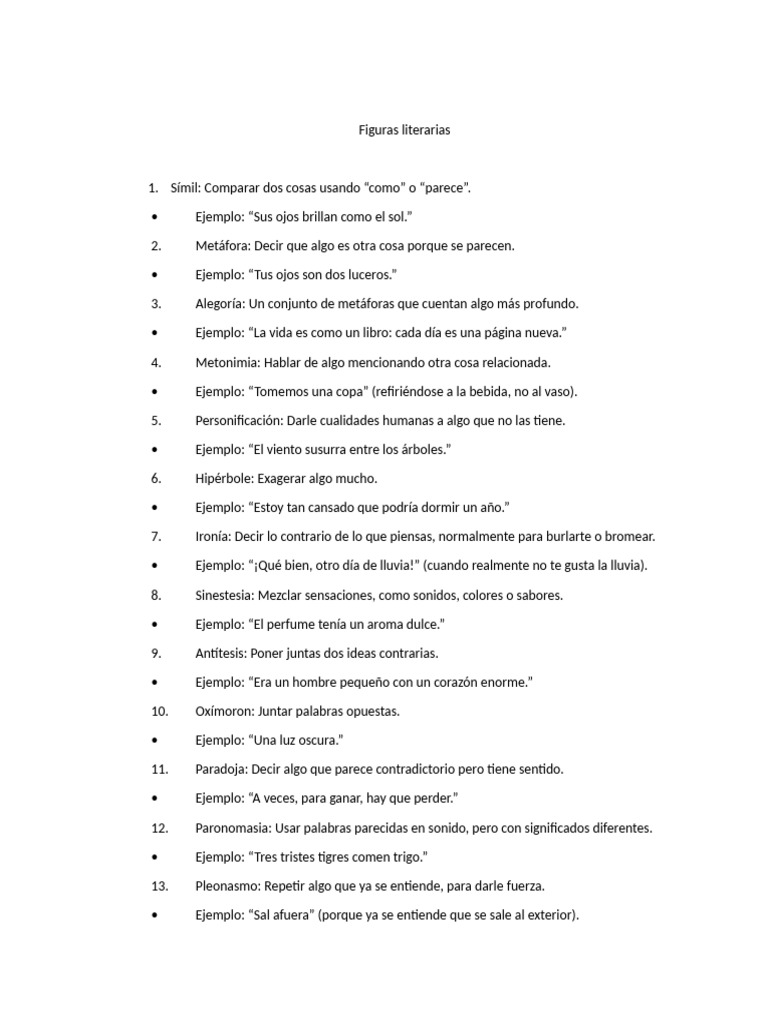 Figuras Literarias | PDF