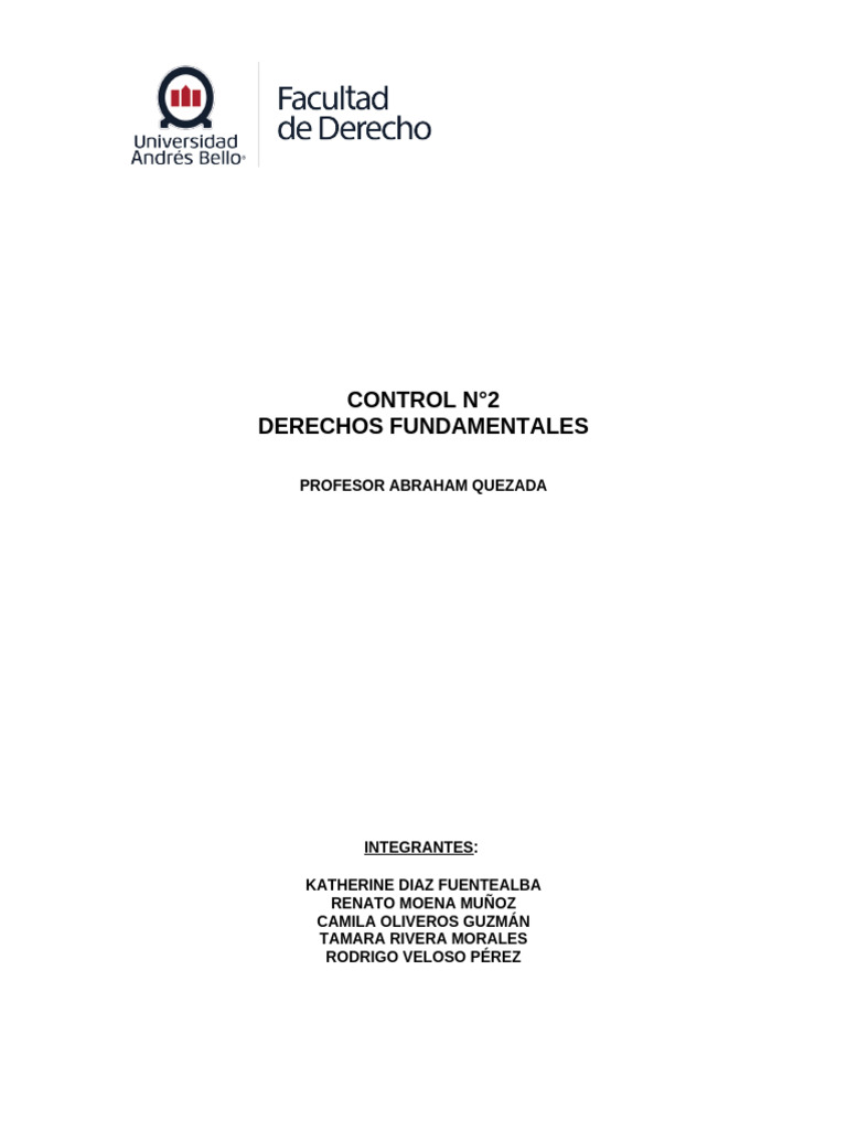 Control N°2 DDFF Trabajo Grupal | PDF | Justicia | Crimen y violencia