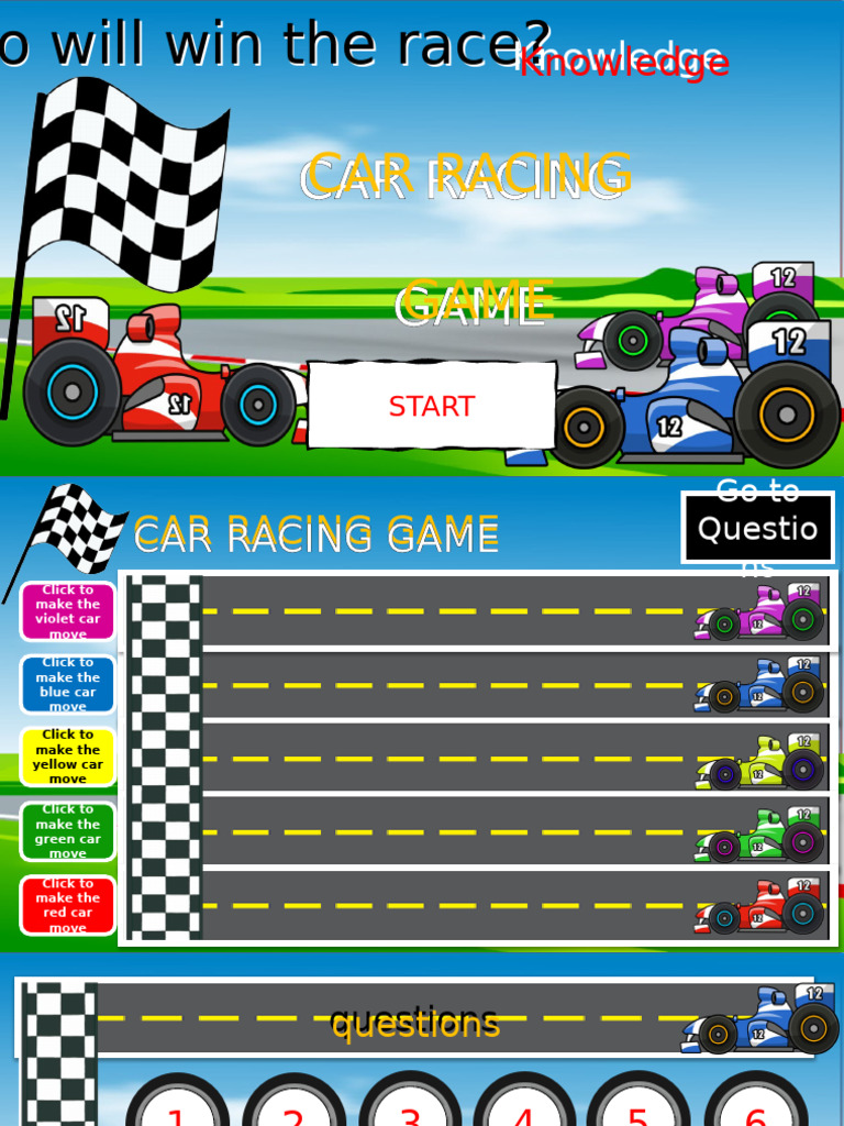 Interactive Car Racing Game Quiz | PDF | Euclidean Geometry ...