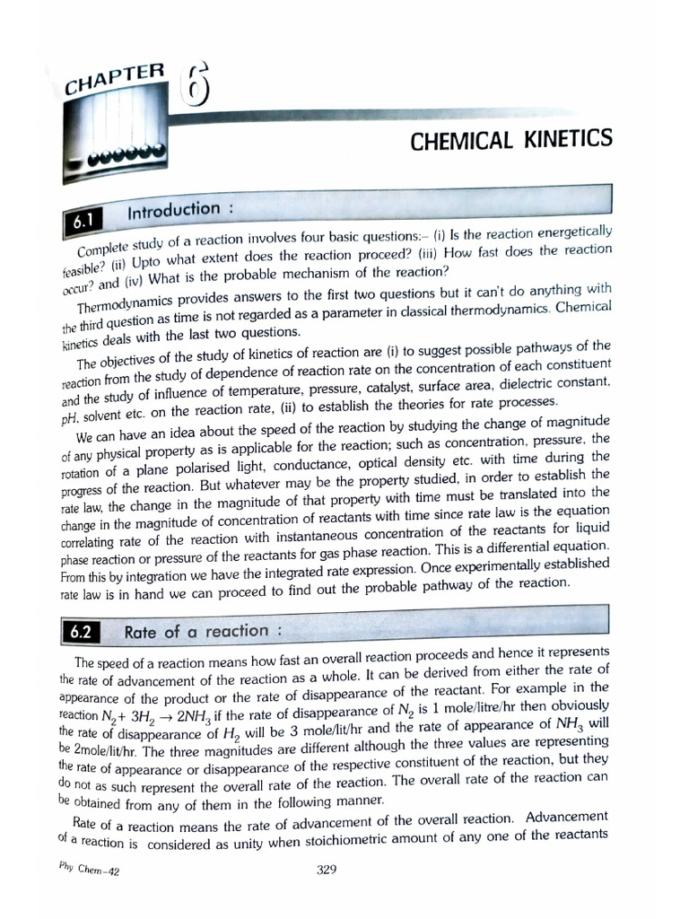 H.Chatterjee (Chemical Kinetics) (Book) | PDF