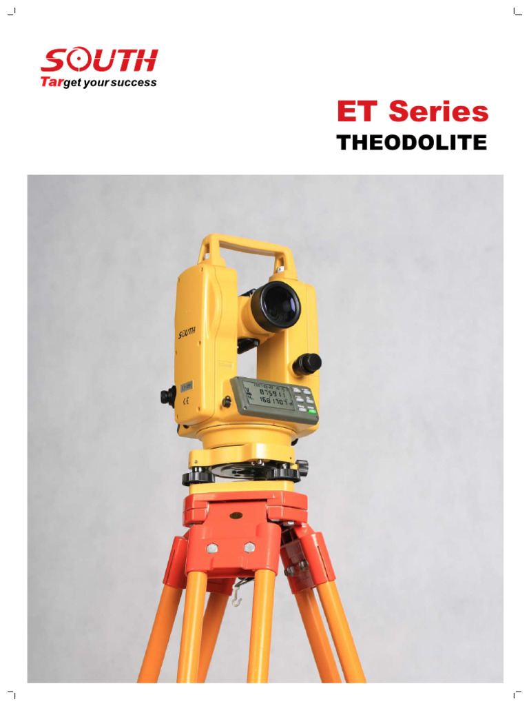 ET Series: Theodolite | PDF | Surveying | Field Of View