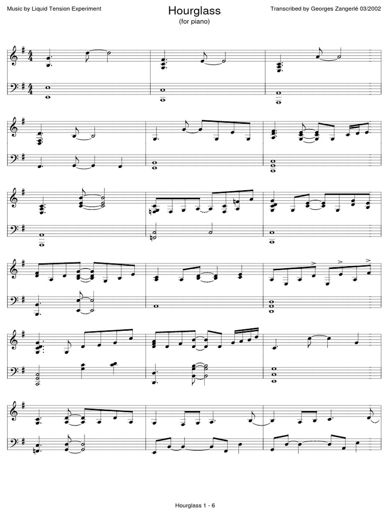 Liquid Tension Experiment Hourglass | PDF