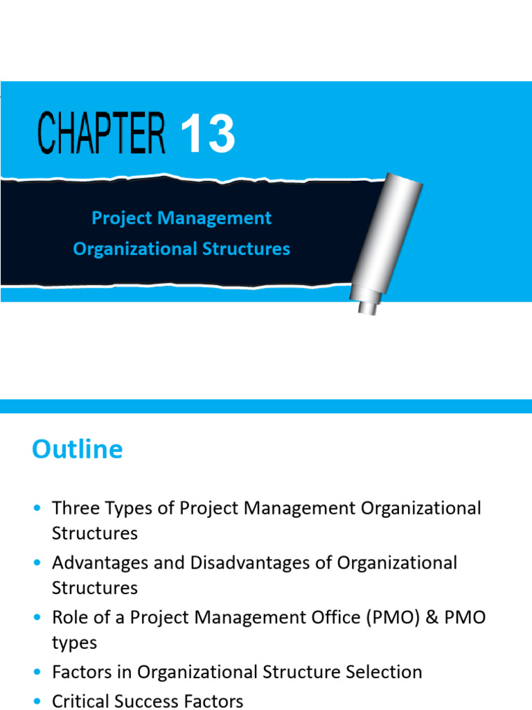 Ch13-PM Organizational Structures-25s | PDF | Organizational Structure | Business