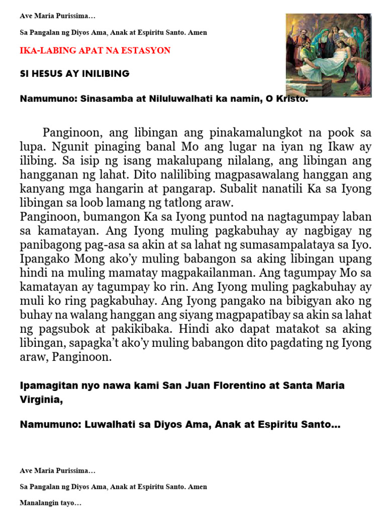 Updated Station of the Cross Reading 2023 | PDF