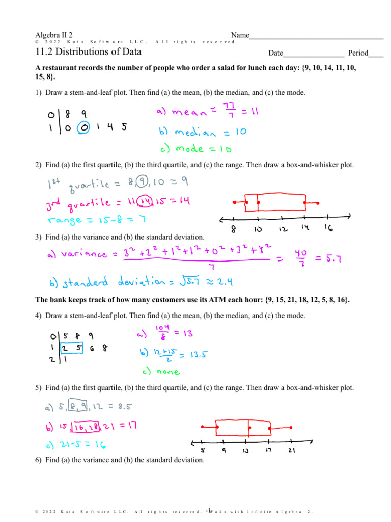Kami Export - 11.2 Distributions of Data | PDF | Robust Statistics | Statistical Analysis