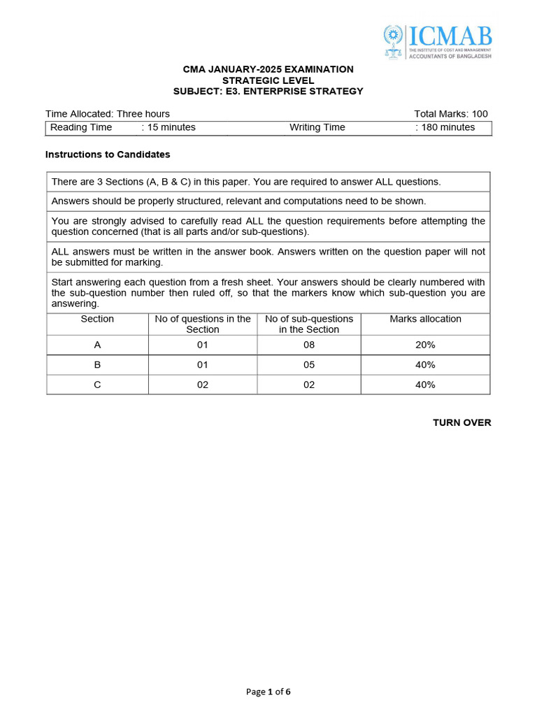 CMA E3 Exam Guidelines - Jan 2025 | PDF | I Pod | E Bay