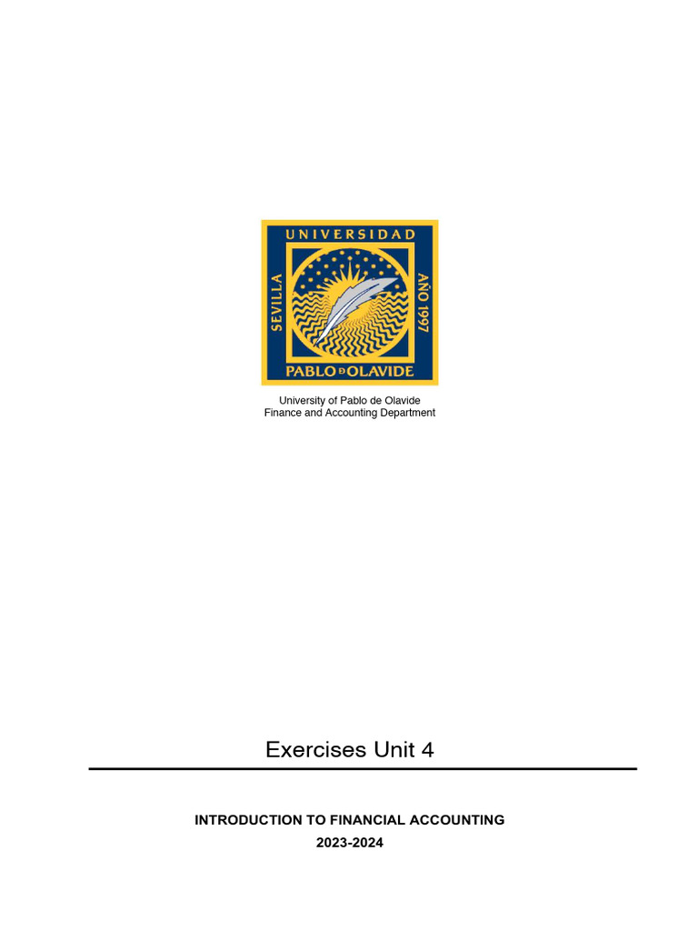 EXERCISES BOOK. Unit 4sdxfcbgvnbmnhj | PDF | Cash | Banks