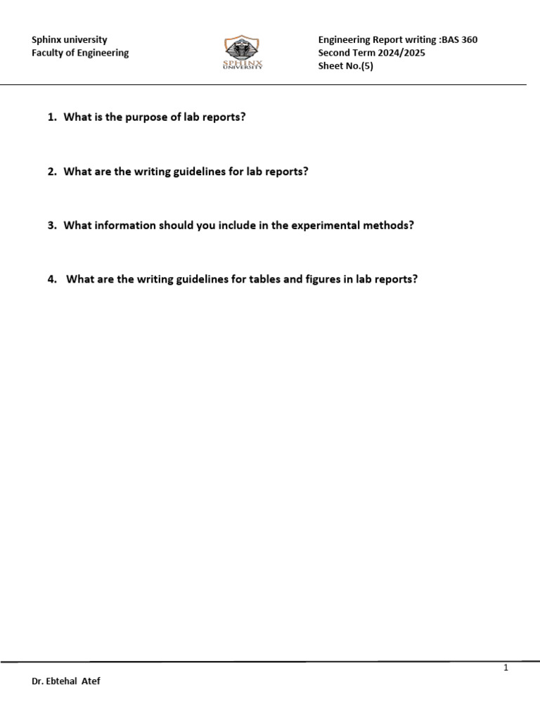 What Is The Purpose of Lab Reports? | PDF