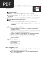 Spanish Ab Initio Oral Exam Overview | PDF