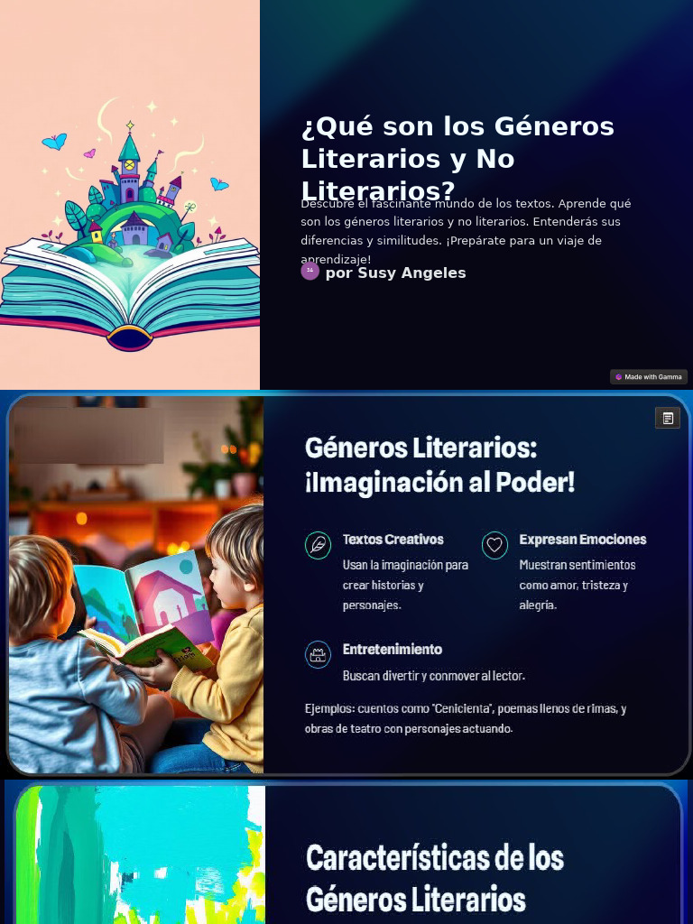 Géneros Literarios y No Literarios | PDF