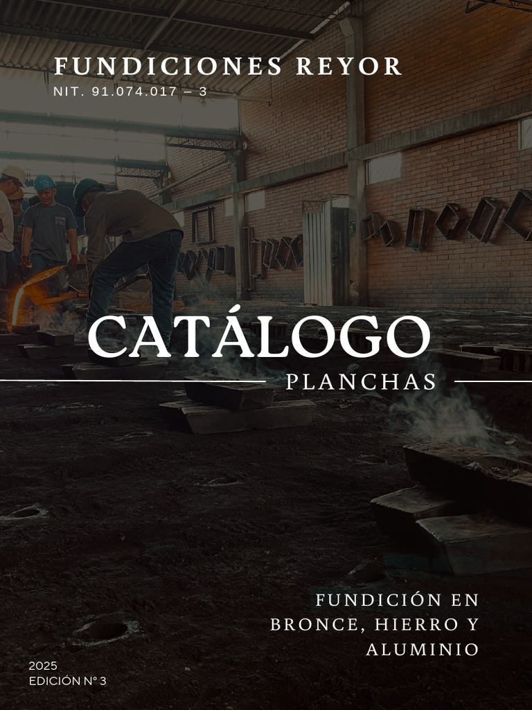 Catálogo de Planchas Fundiciones Reyor 2025 | PDF