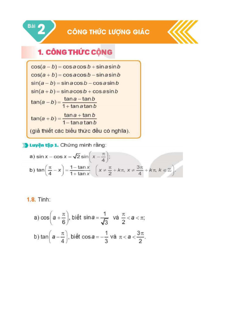 Bai 2 Cong Thuc LG SGK | PDF