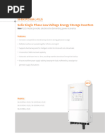 Solis 50kw Inverter Datasheet | PDF | Electrical Grid | Power Inverter
