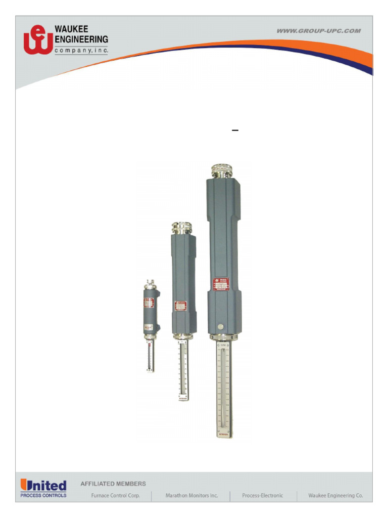 Waukee Flo-Meter Manual: Install & Maintain | PDF | Legal Liability | Valve