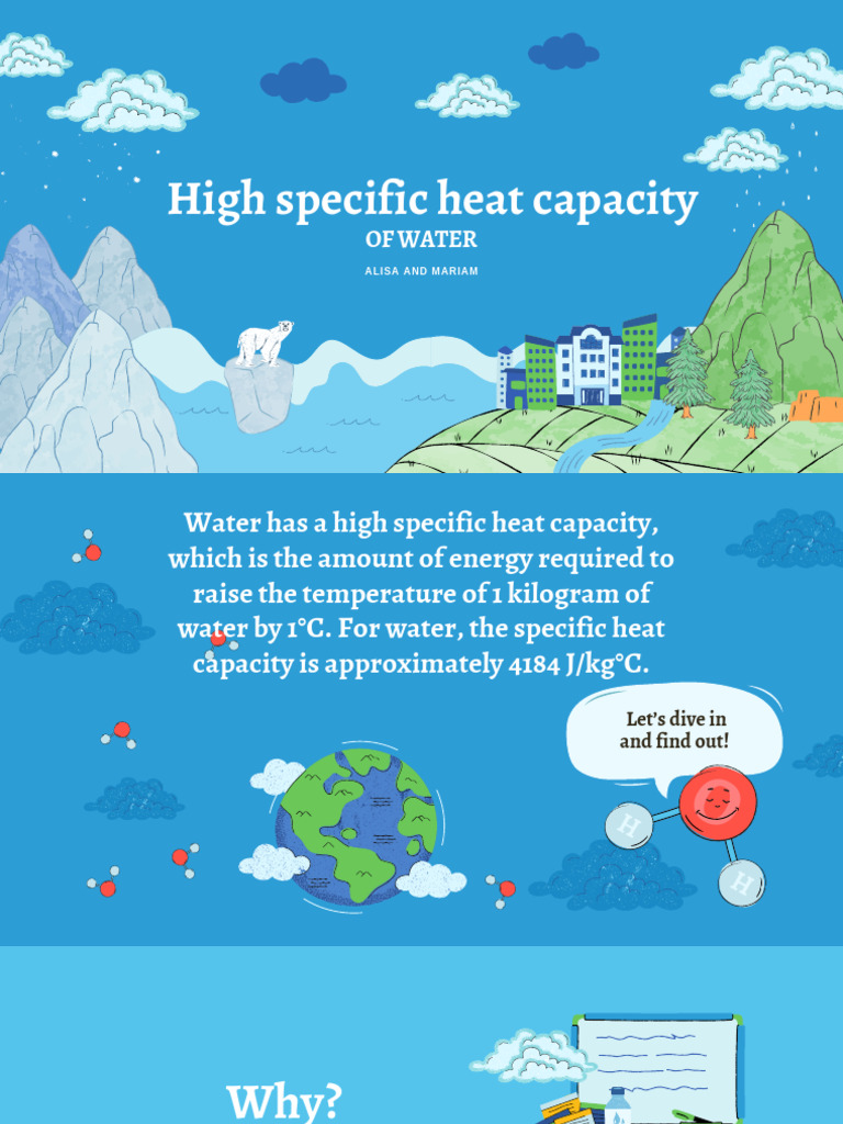 Water's High Specific Heat Capacity | PDF