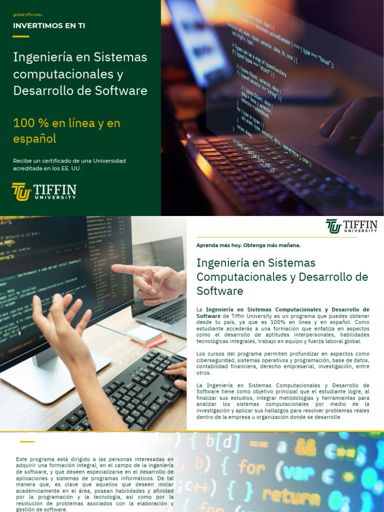 Ing en Sistemas Computacionales - Desarrollo de Software | PDF ...