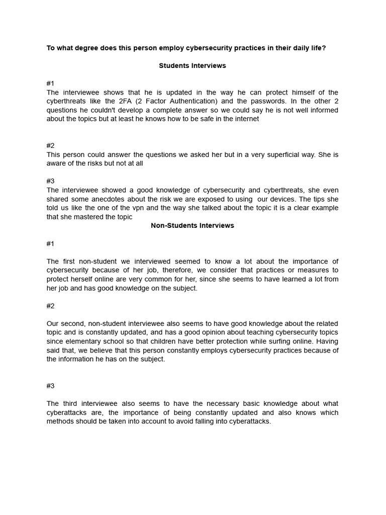 Interview Analysis Pdf 5135
