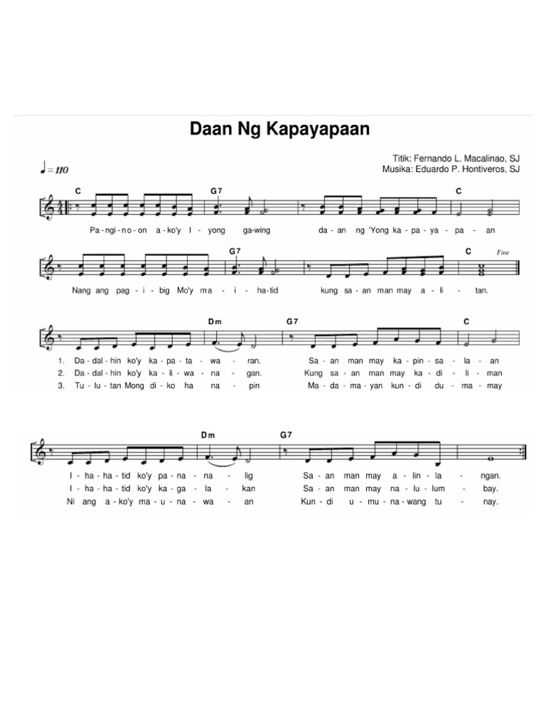 Daan NG Kapayapaan | PDF