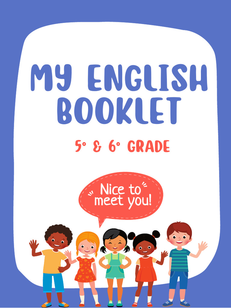 5th & 6th Grade English Booklet | PDF