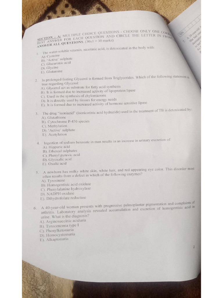 Biochem 2 2024 | PDF