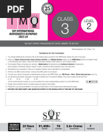 Icso Sample Paper Class-3 2025-26 | PDF | Microsoft Word | Computer Monitor