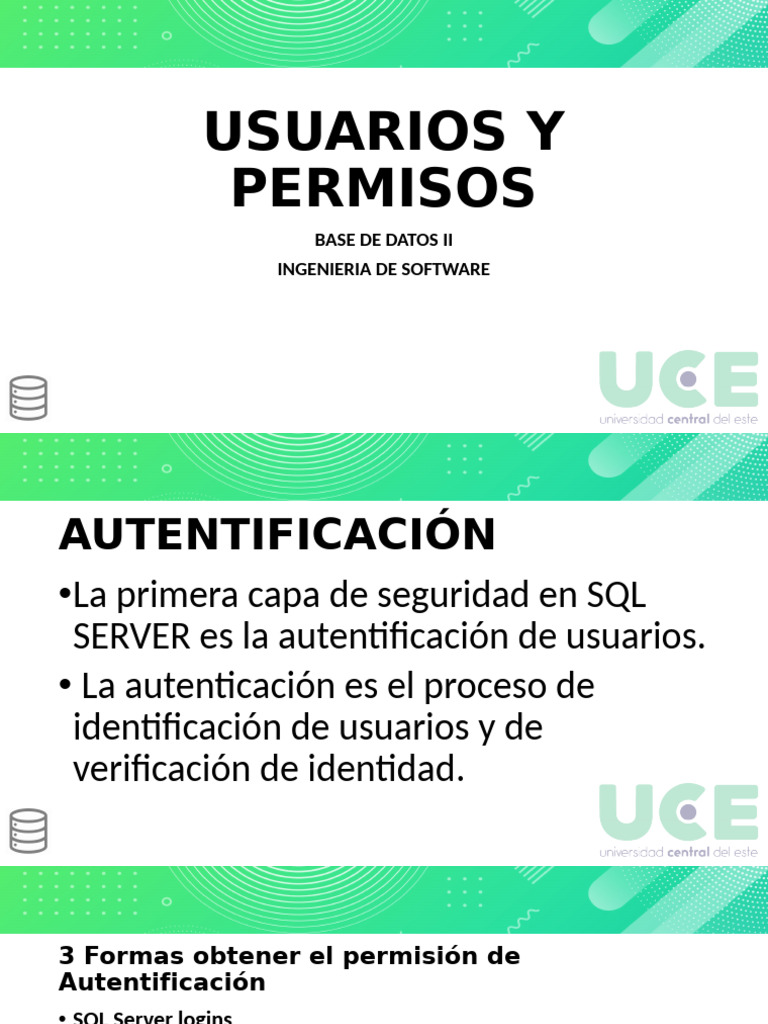 Usuarios y Permisos | PDF