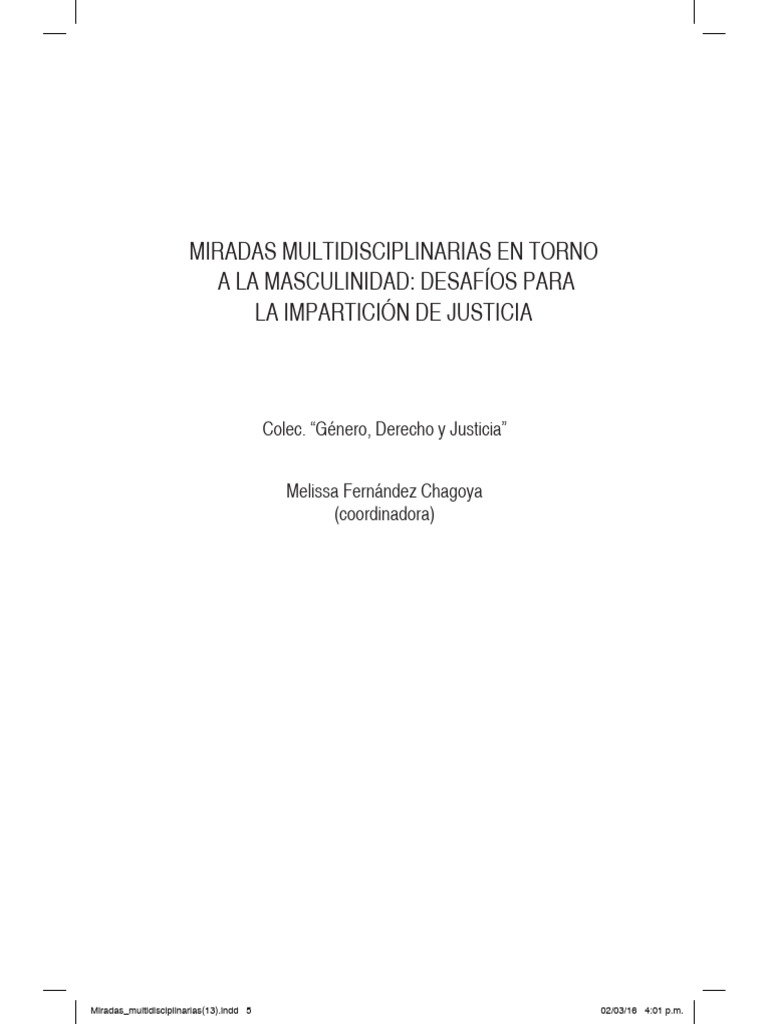 Es Hombre Pues Masculinidad Cabal y Pra | PDF | Estudios de género | Género