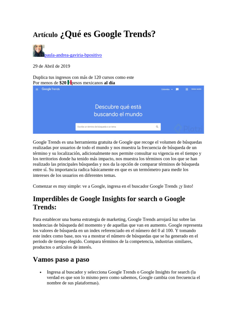 3 que es google trends | PDF | Marketing
