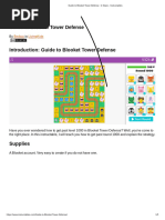 Blooket Tower Defense Tips | PDF