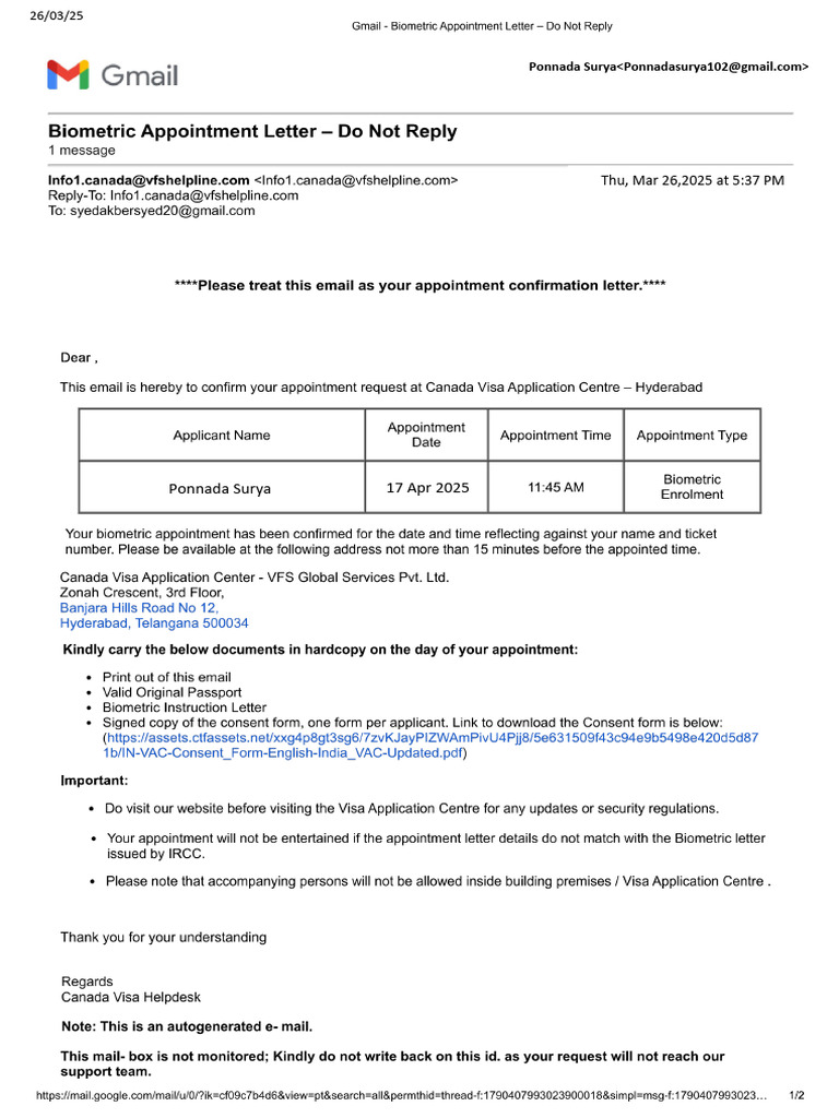 Gmail Print Out Letter (2) | PDF