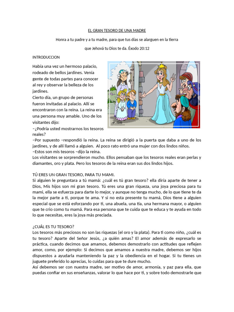 El Gran Tesoro de Una Madre | PDF | Amor