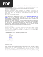 Controlled Substances Chart | PDF | Substance Abuse | Controlled ...