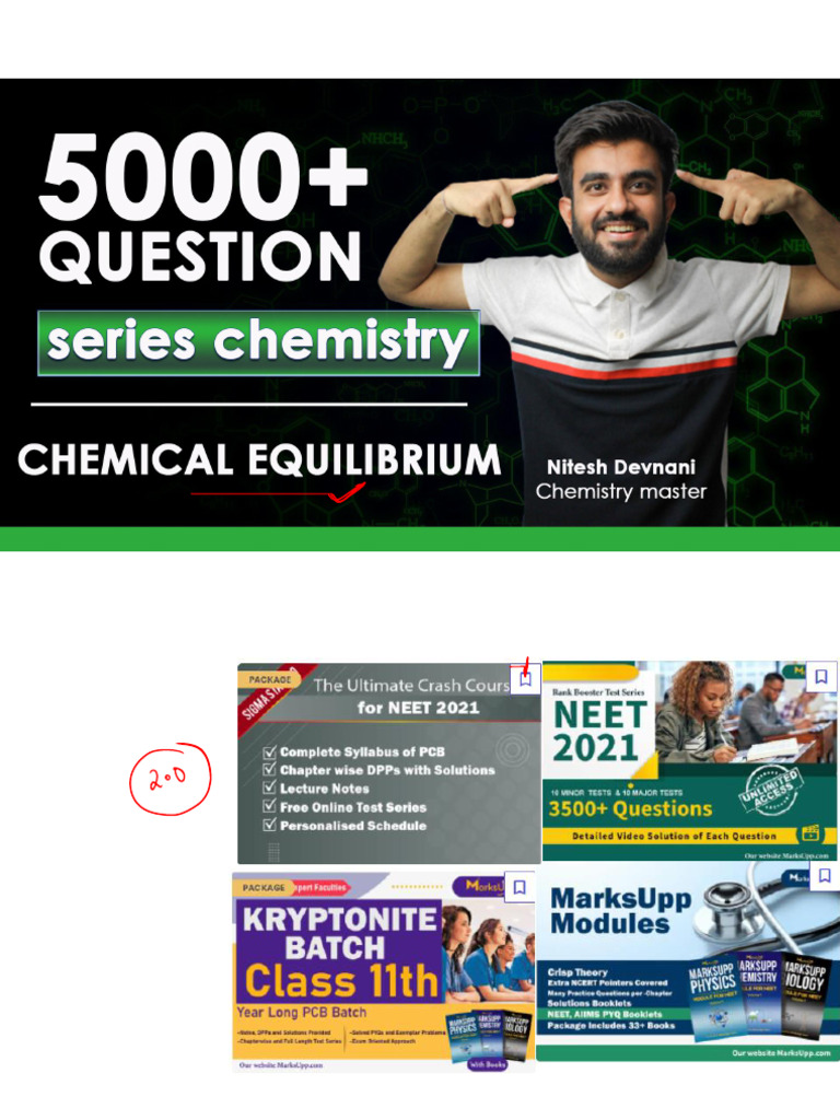 Chapter-7 Chemical Equilibrium | PDF