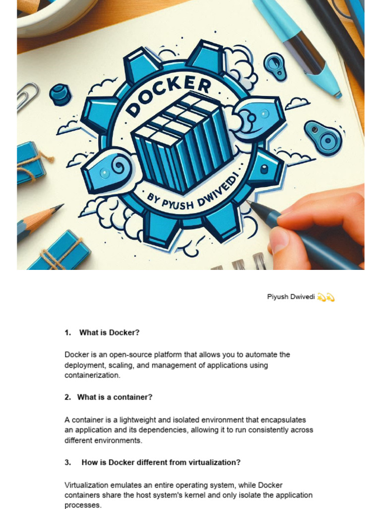 Docker Interview Questions | PDF | Information Technology | Computer Engineering