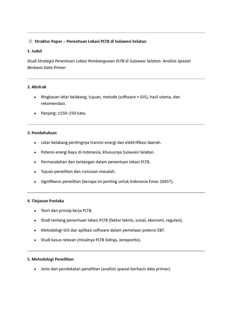 ? Struktur Paper | PDF