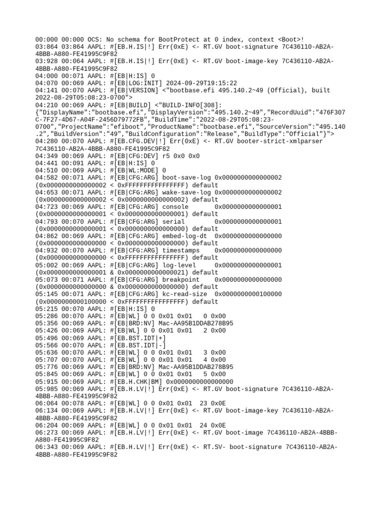 Boot Error Log Analysis for macOS | PDF