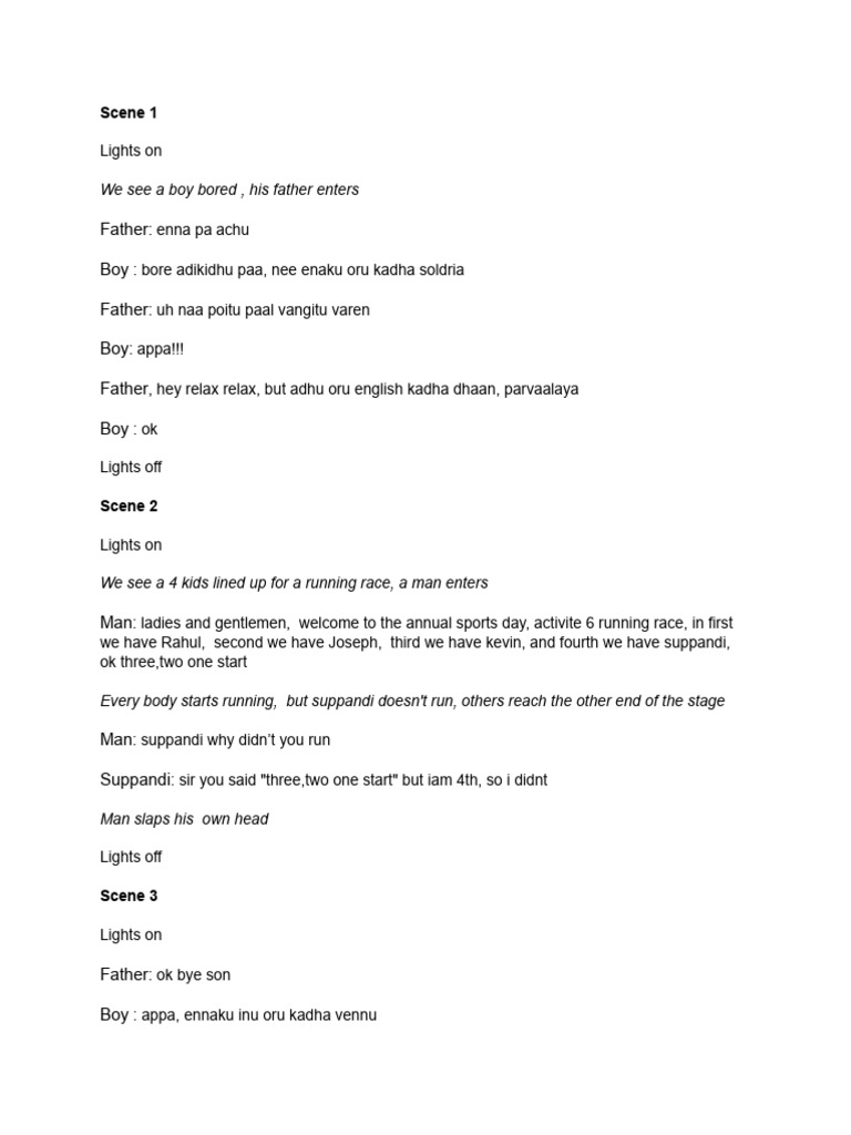 Suppandi Story | PDF