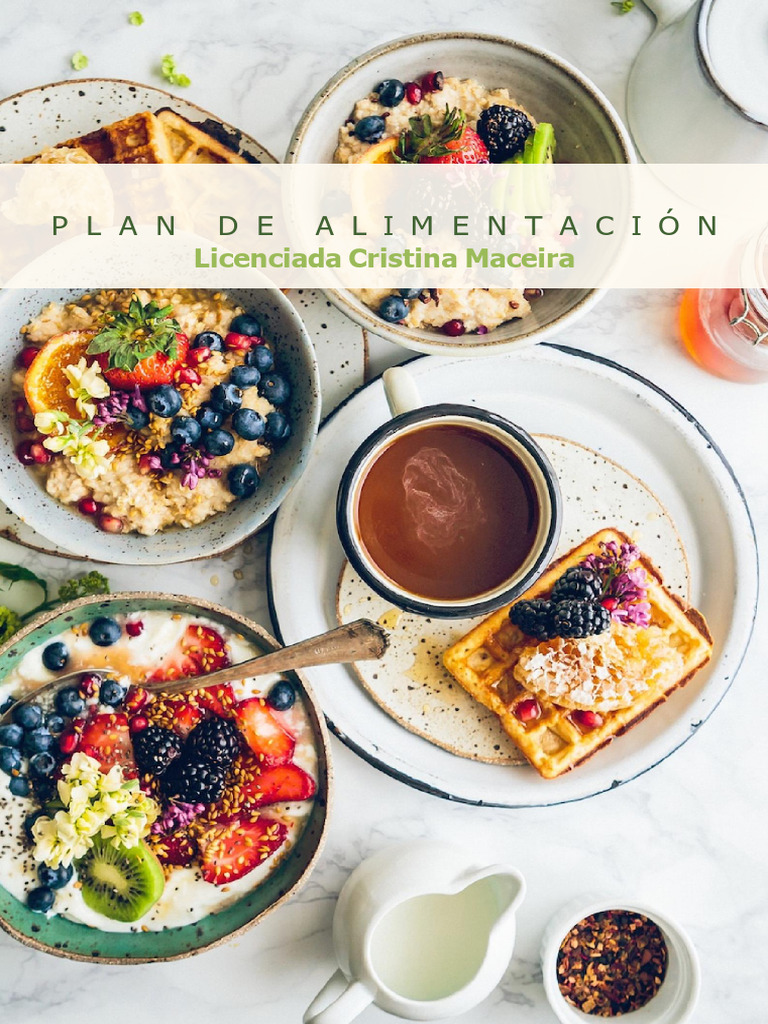 Plan de Comidas | PDF | Cocina | Alimentos