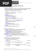 Life Vision Intermediate Unit Test 7 B | PDF