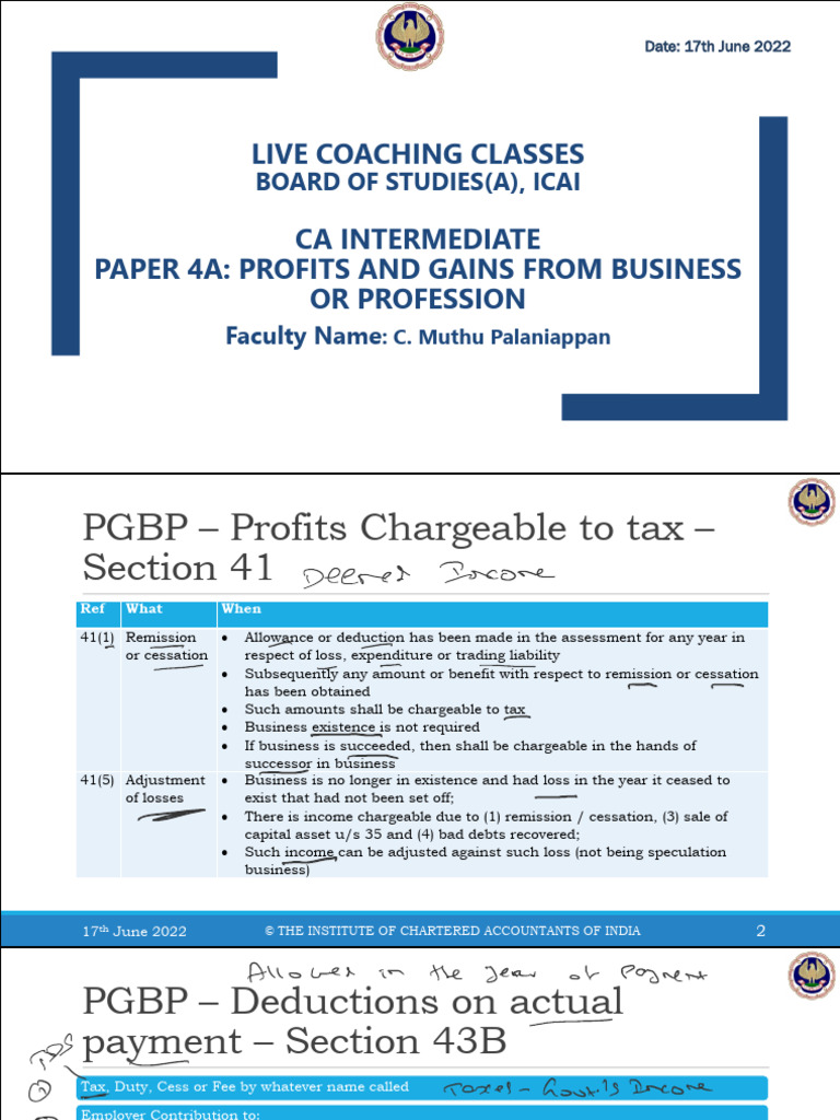 C Muthu Palaniappan PGBP - 17jun22 - Slides 1655727024 | PDF | Expense | Depreciation