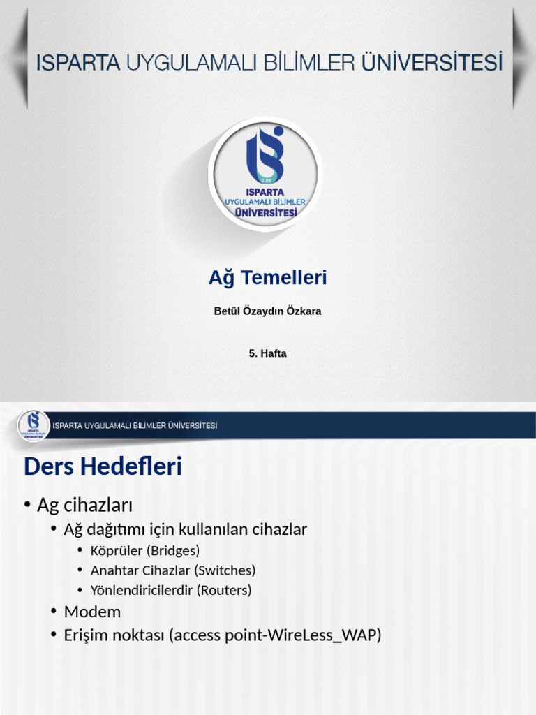 Ag Temelleri 5 Hafta | PDF