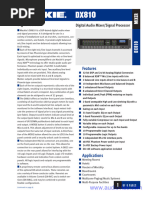 Biamp Data Sheet Tesiraforte x1600 Feb22 | PDF | Usb | Digital Signal ...