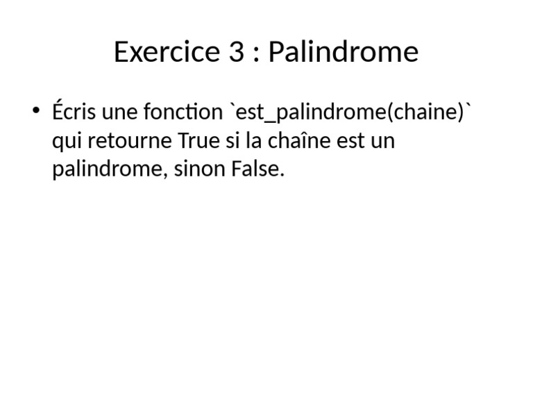 Exercice 3 | PDF