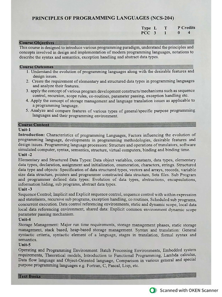 IICS - 3rdsem - Syllabus (2024-25) | PDF