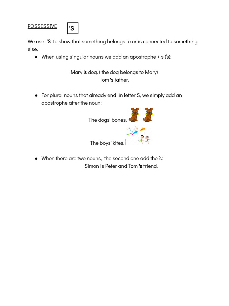 Possessive 'S | PDF