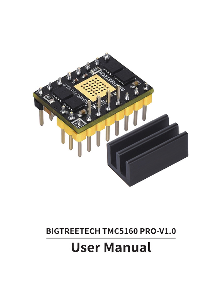 Bigtreetech tmc5160 Pro v1.0 User Manual | PDF
